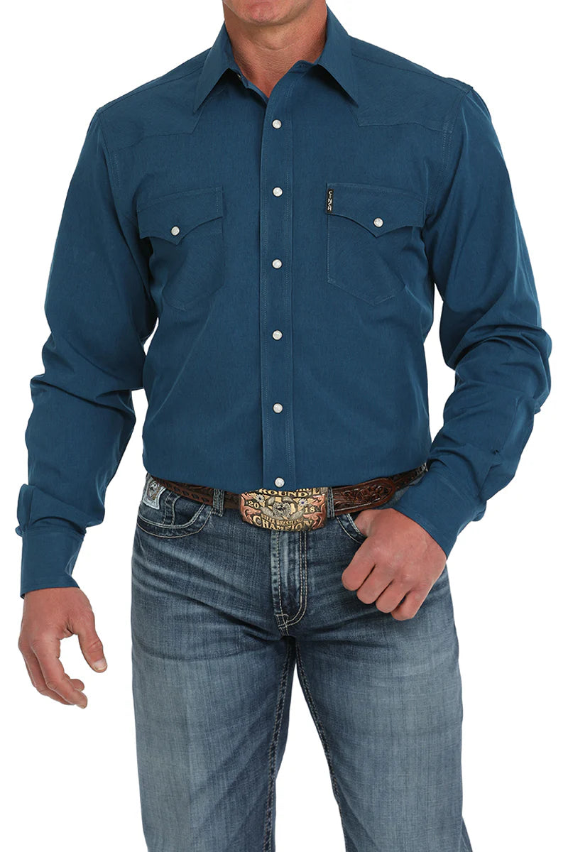 Cinch - Mens Blue Modern Fit Western Arena At Buffalo Bills Western ...